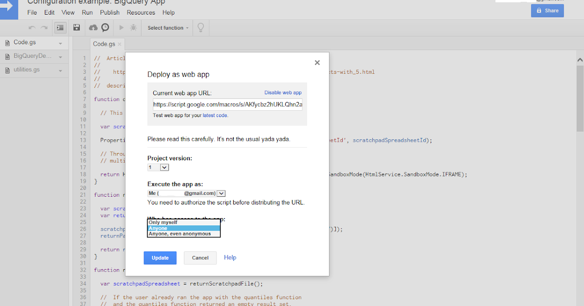 Front-end Google Cloud Products With a Google Apps Script Application ...