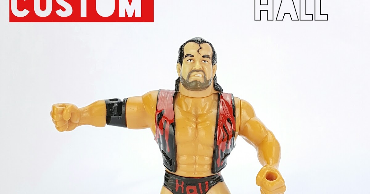 WWF Hasbro Custom Action Figure ☆ Scott Hall | Vintage Action Figures ...
