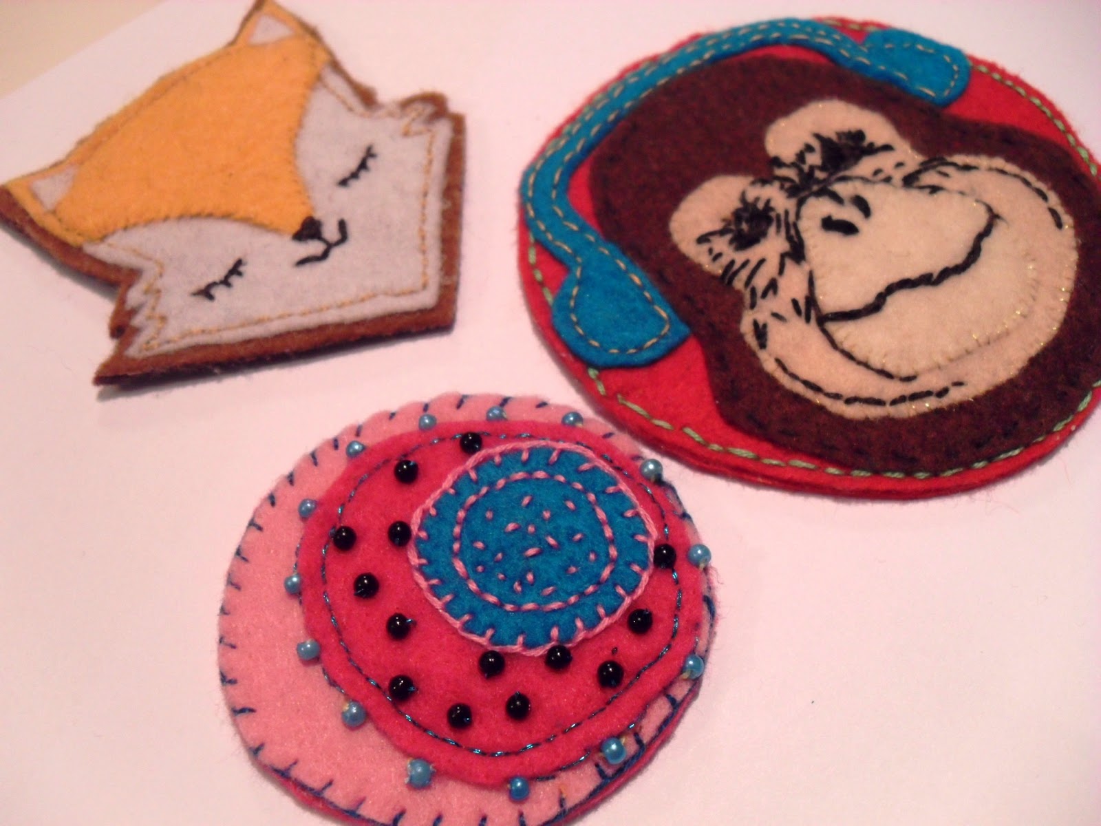 quirky playful things: felt badges