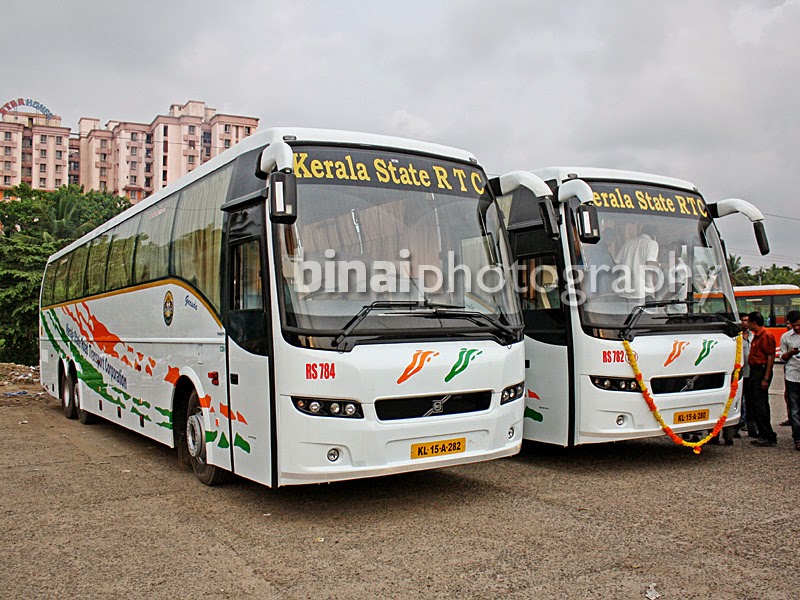 Ernakulam to Bangalore by Kerala RTC Garuda Multi-Axle Inaugural Trip
