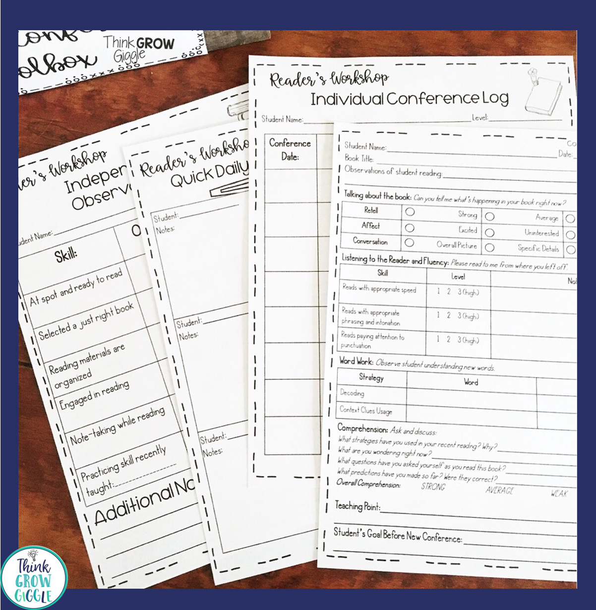 3 Tips For Successful Reading Conferences - Think Grow Giggle