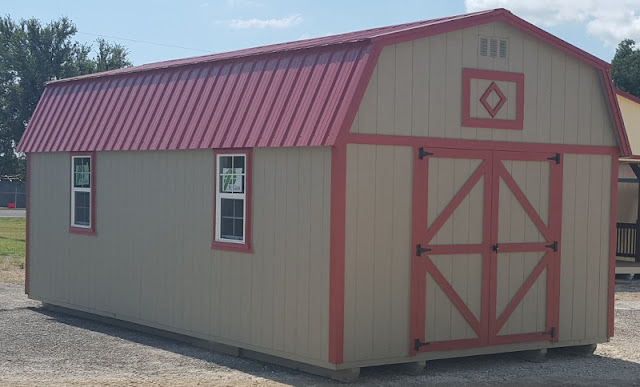 Wolfvalley Buildings Storage Shed Blog.: Nice Colors! 12 x 24 Lofted ...