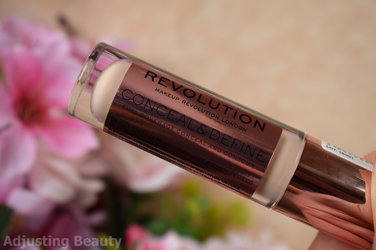 Review: Makeup Revolution Conceal & Define Concealer - C1 - Adjusting ...