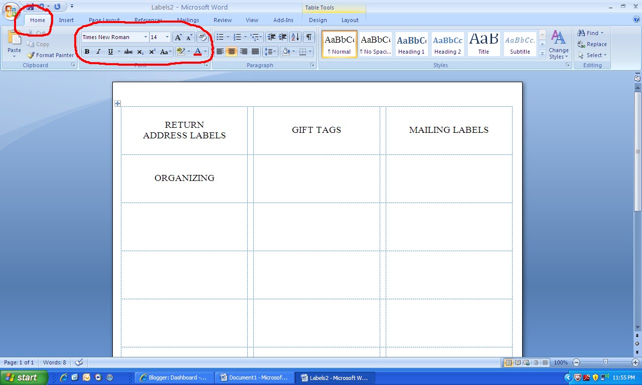 Sew Many Ways...: Address or Gift Label Tutorial...