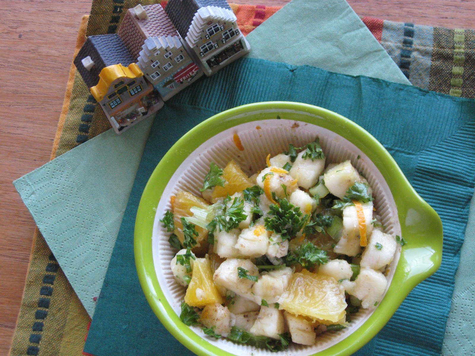 VeganForOne: Banana-Orange Relish for One