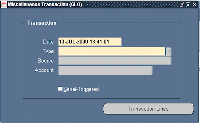 View Inventory Material Transactions Process | Oracle Apps