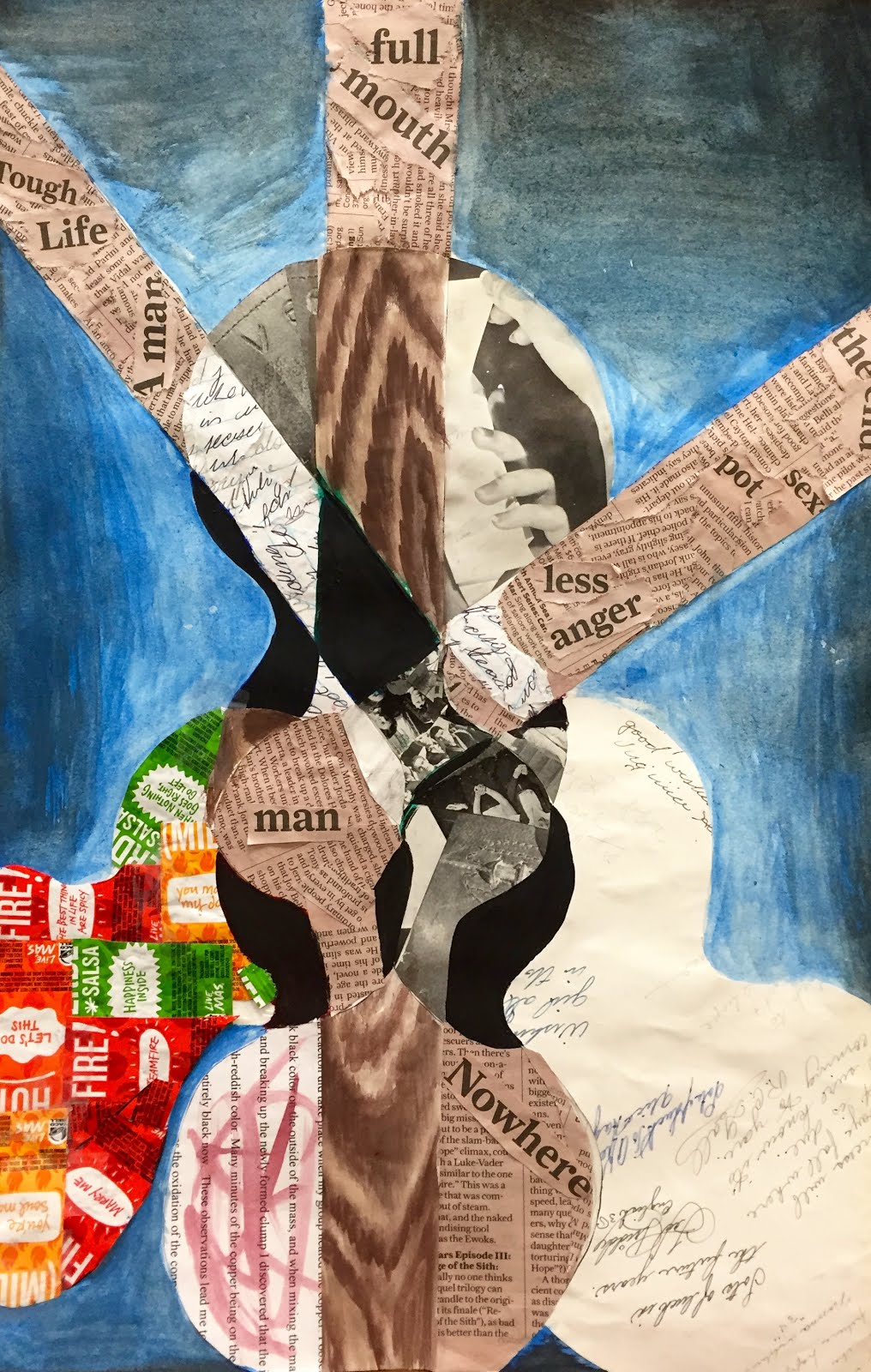 Kids Art Market: Picasso Cubism Guitars