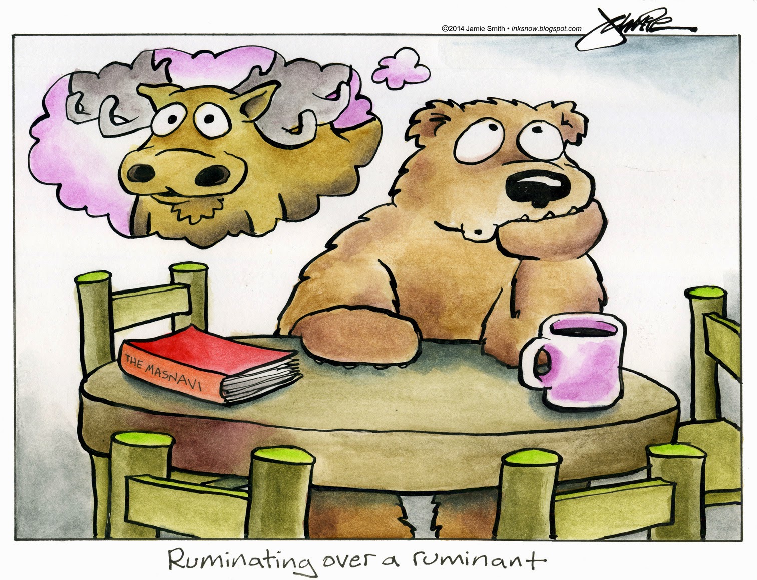 Ruminate Cartoon