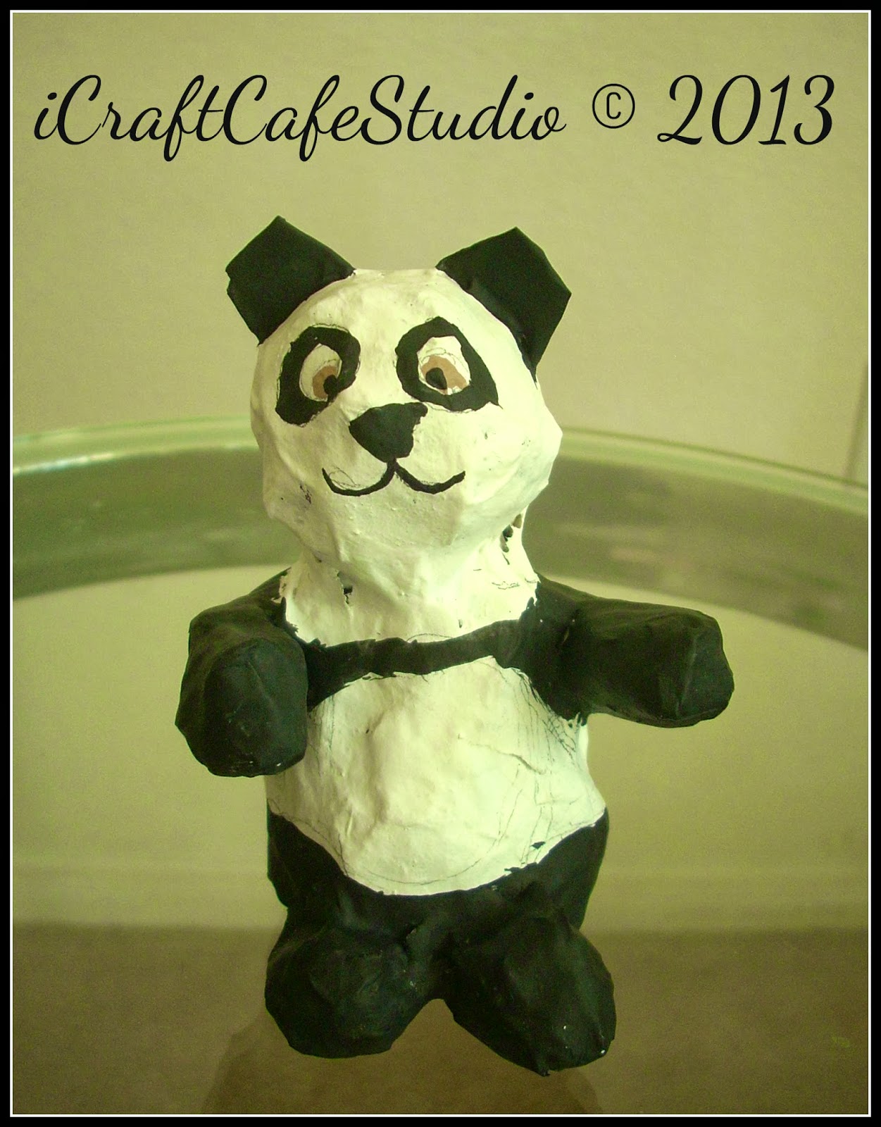 iCraftCaféStudio: Papier Mâché Bears (part 2)