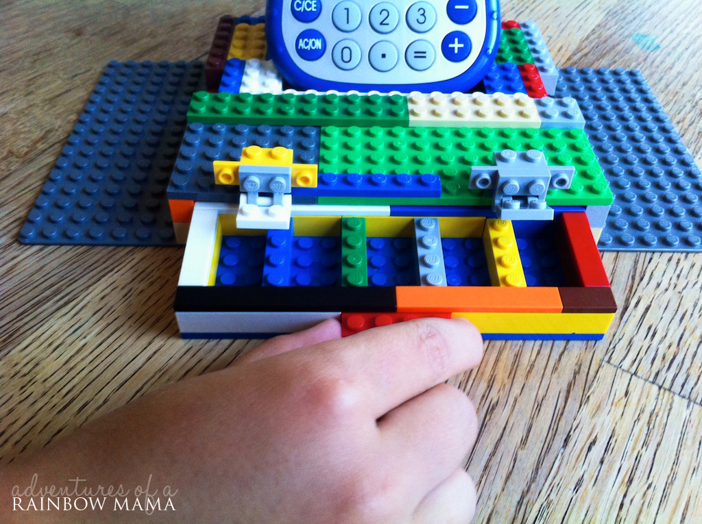 Make a Lego Calculator Cash Register