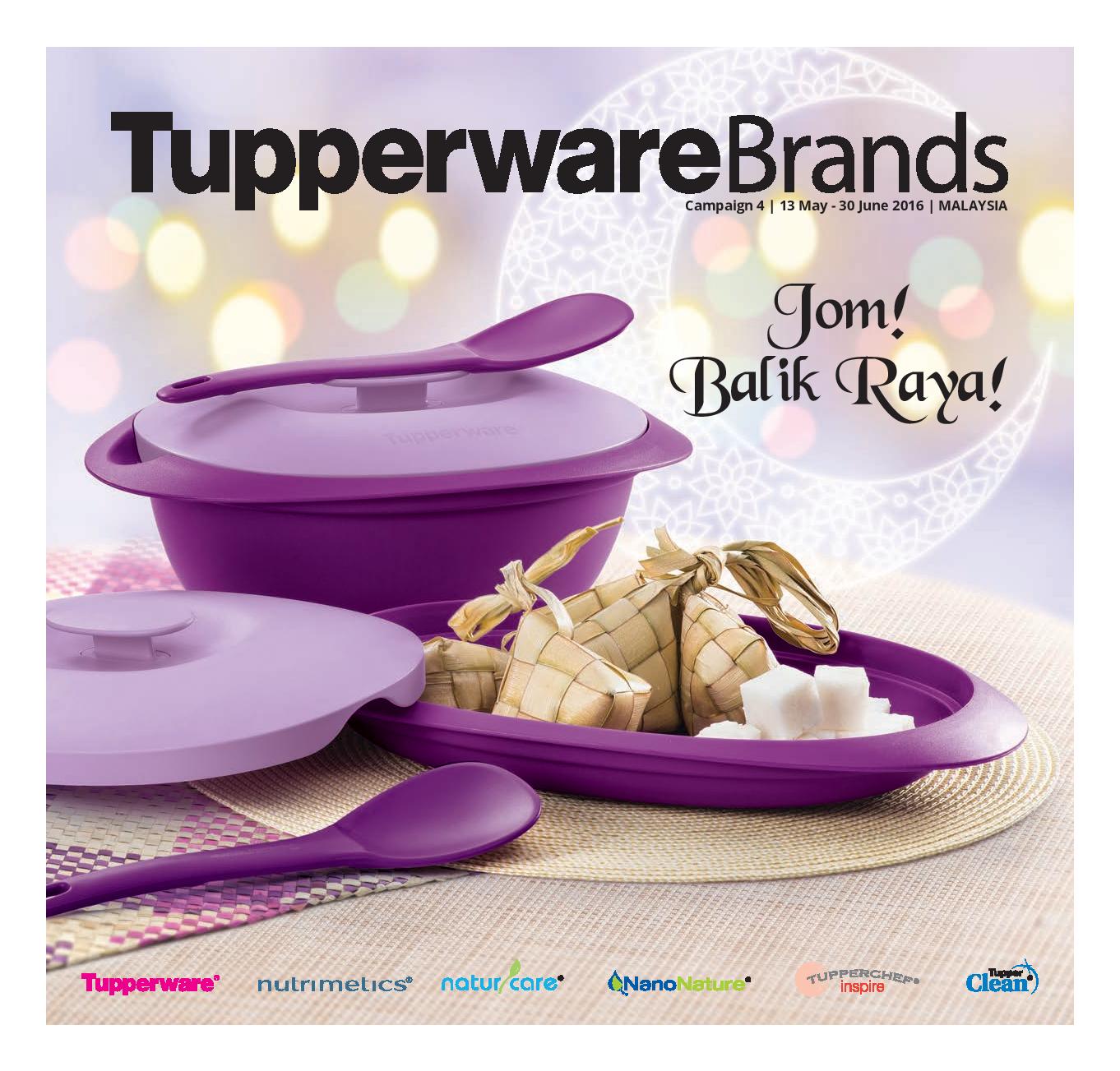 Tupperware Catalog 13 May 2016 - 30 June 2016 | Tupperware Kakakshop | Tupperware Malaysia ...