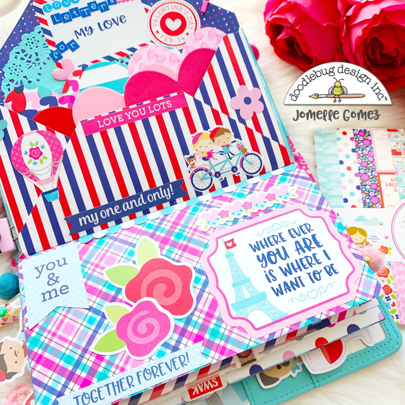 Doodlebug Design Inc Blog: FRENCH KISS Love Letters | with Jomelle