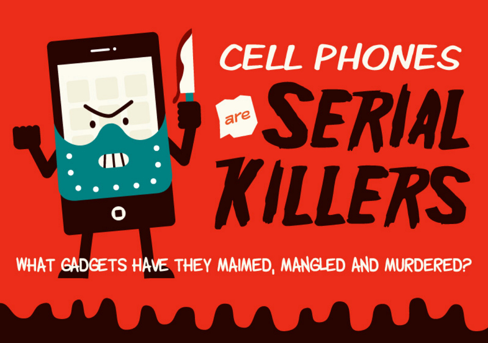 Cell Phones are Serial Killers: What Gadgets Have They Maimed, Mangled ...