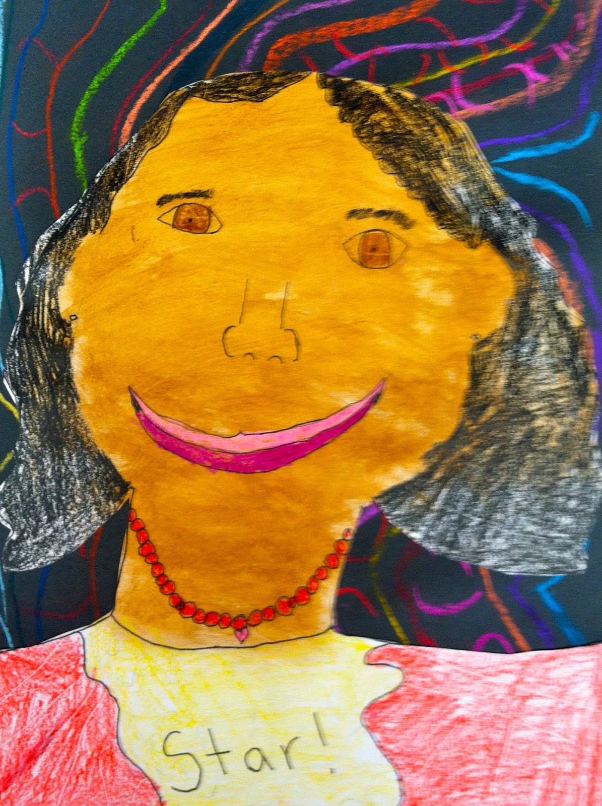 Olive ART! Do You???: 3rd Grade Self Portrait Start