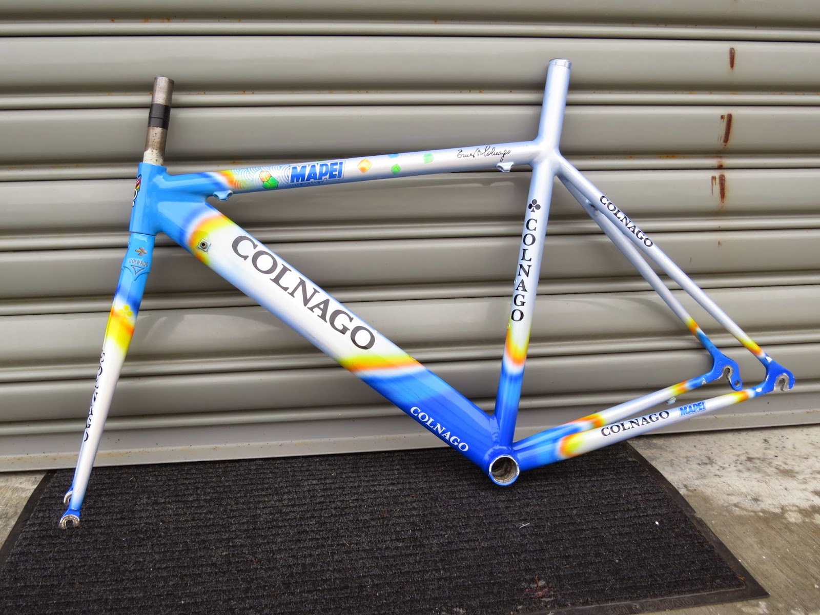 Coolmax Works - Custom Bike Paint Design: Colnago Maipei TT Steel Frame ...