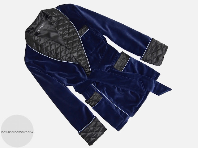 Men's Paisley Silk Dressing Gowns and Quilted Velvet Robes Collection
