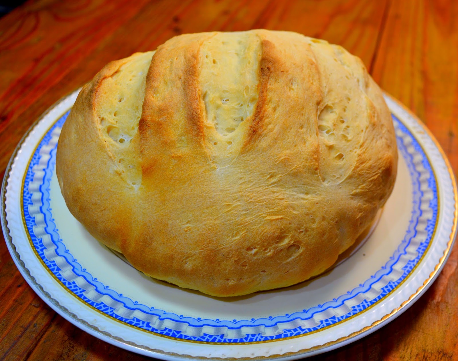 Receta pan casero pan con oliva