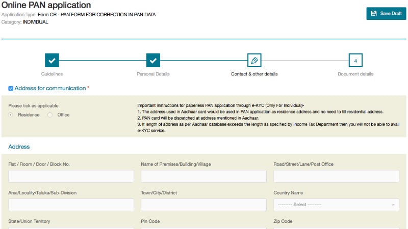 How to Change PAN Card Name and Update Other Details Online - Aaple ...