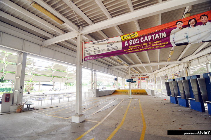 AlvinZ's Photo blog: Former (temp) Clementi Bus interchange (8 Jan 2012)