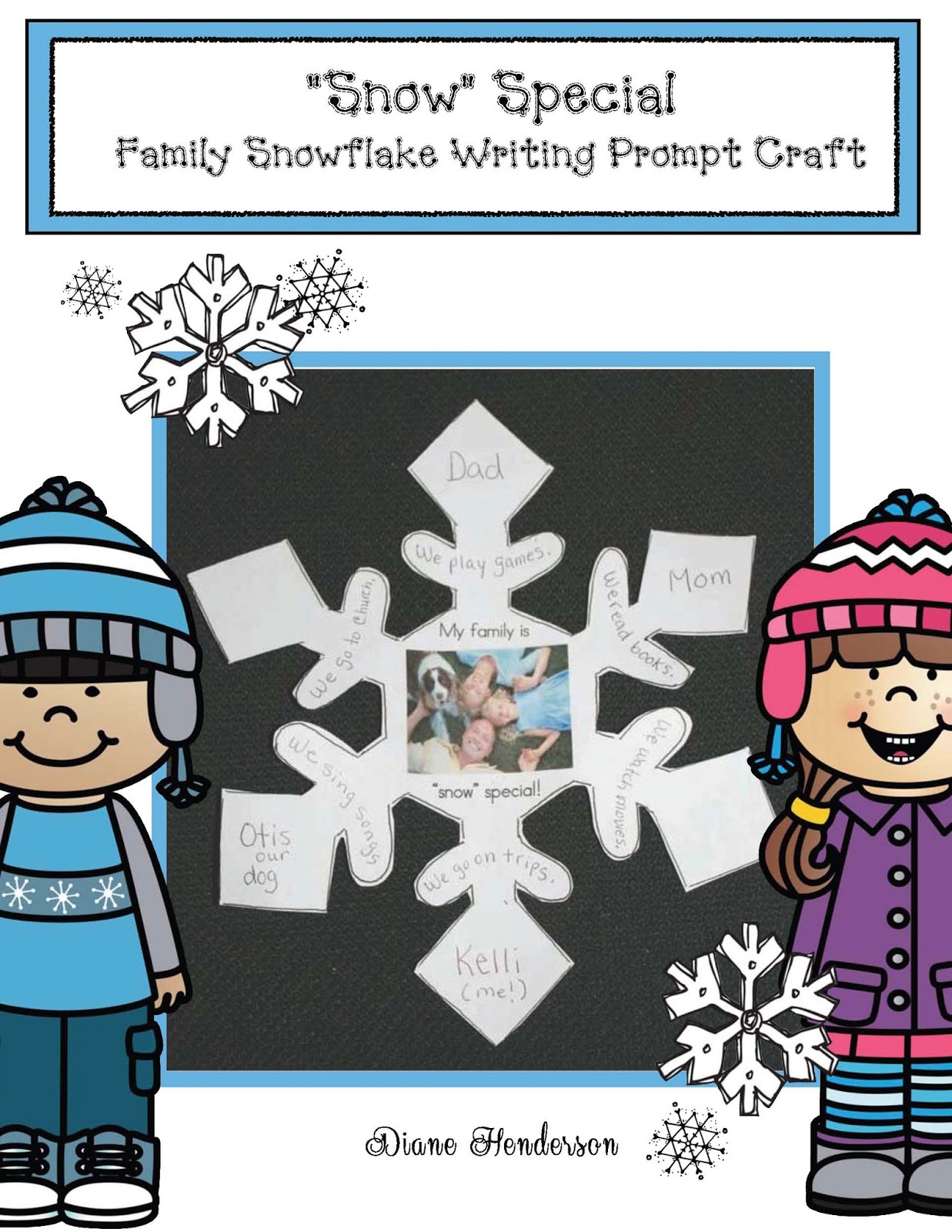 Keepsake Family Snowflake - Classroom Freebies