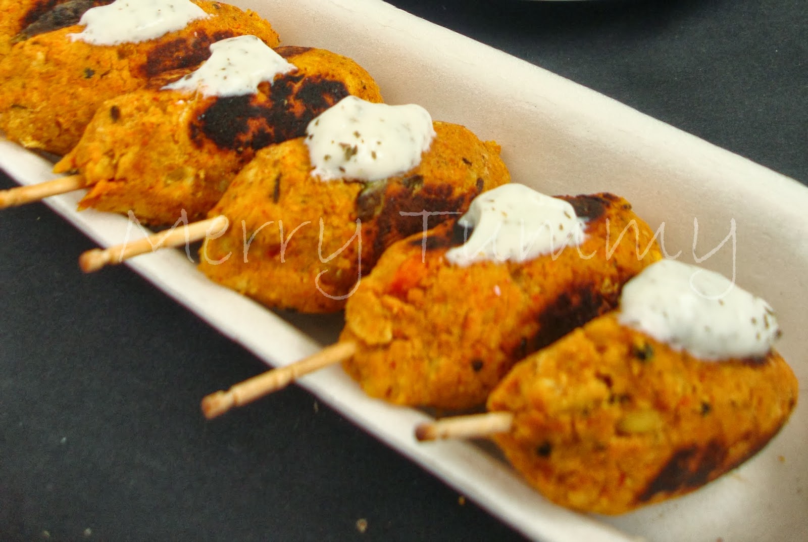 Merry Tummy: Lentils/Dal Seekh Kebabs
