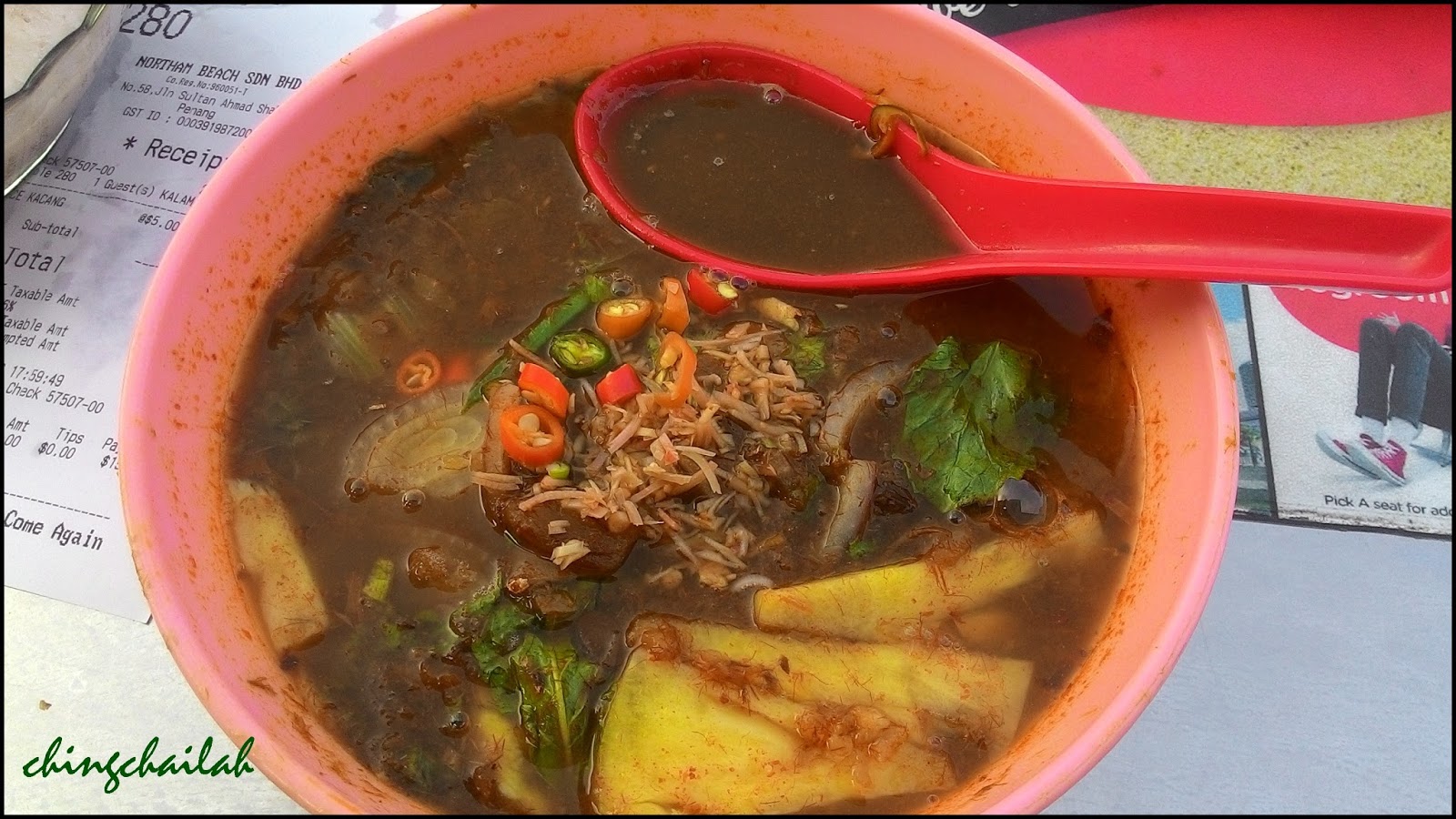 Simple Living In Nancy: Dinner at Northam Beach Cafe, Penang.