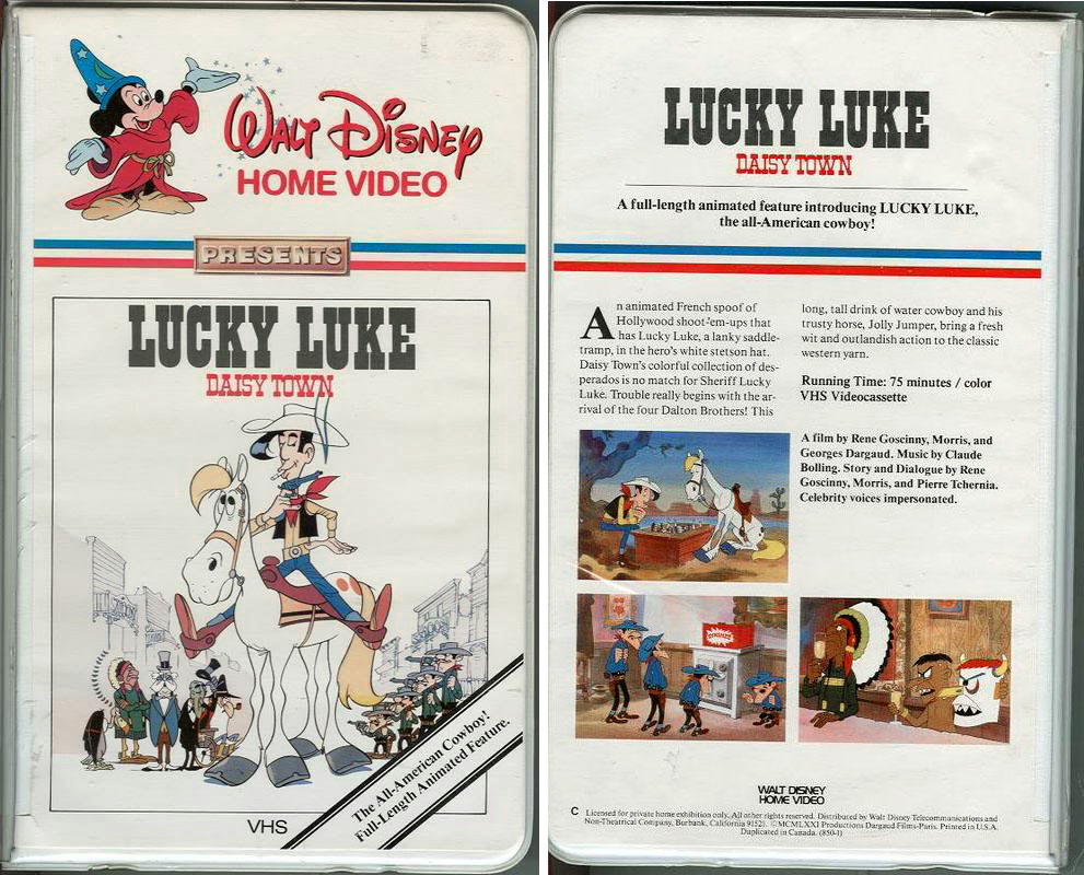 Paperwalker Disney And Lucky Luke