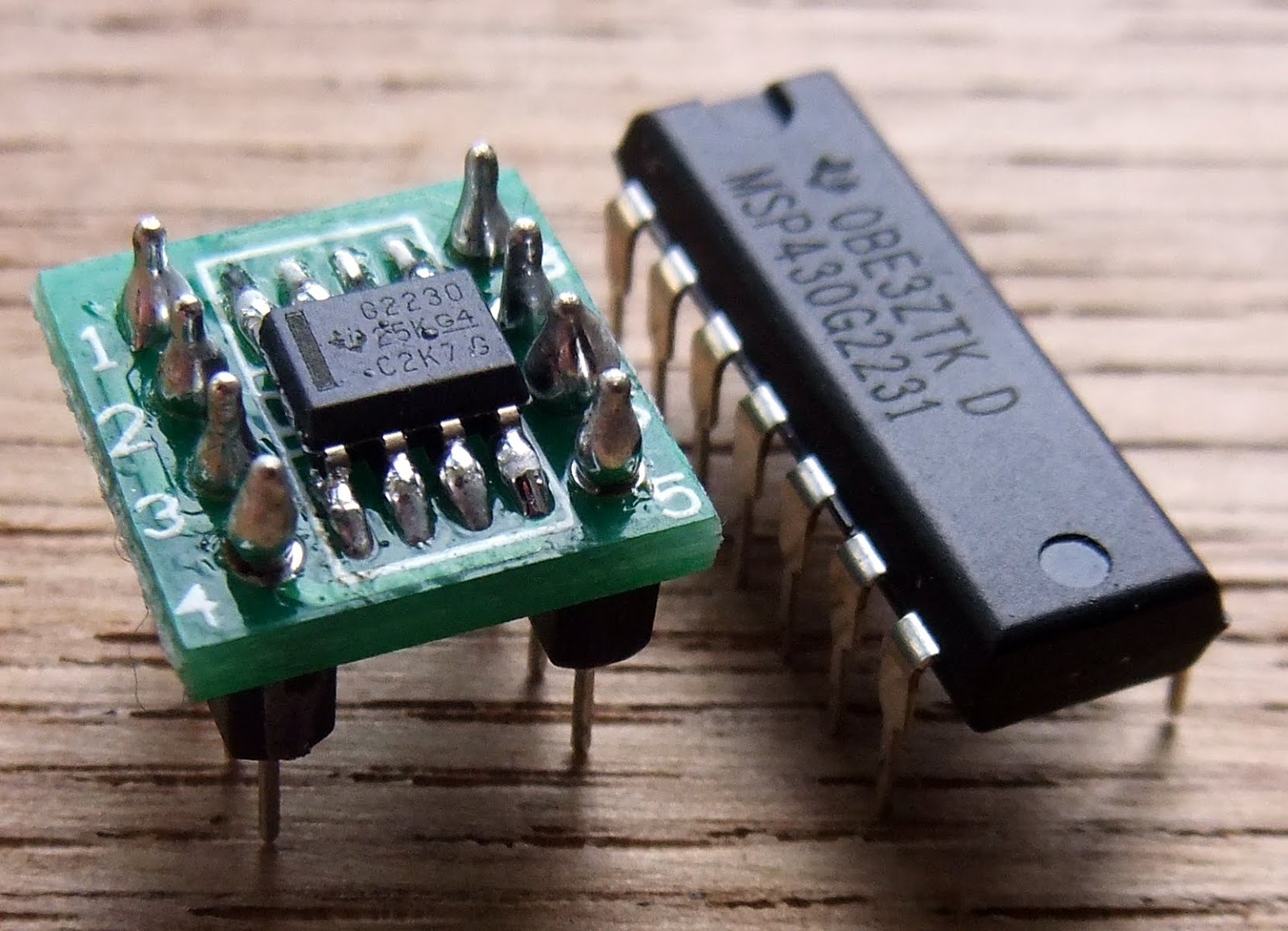 Michael Saunby: 8 pin MSP430 microcontroller - MSP430G2230