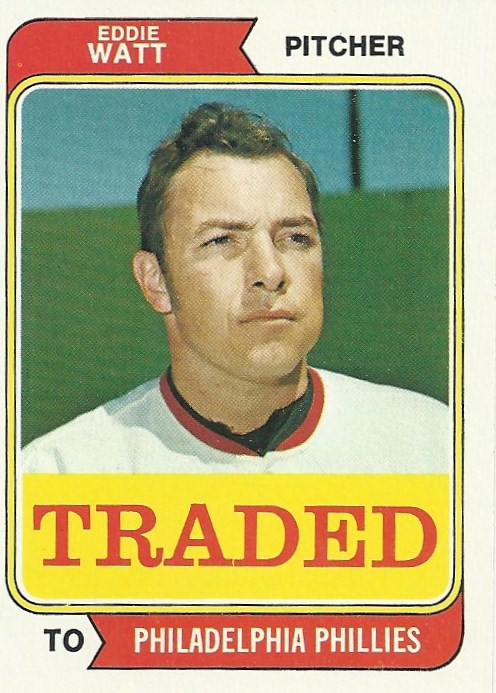 1974 Topps - Pennant Fever: #534 - Eddie Watt