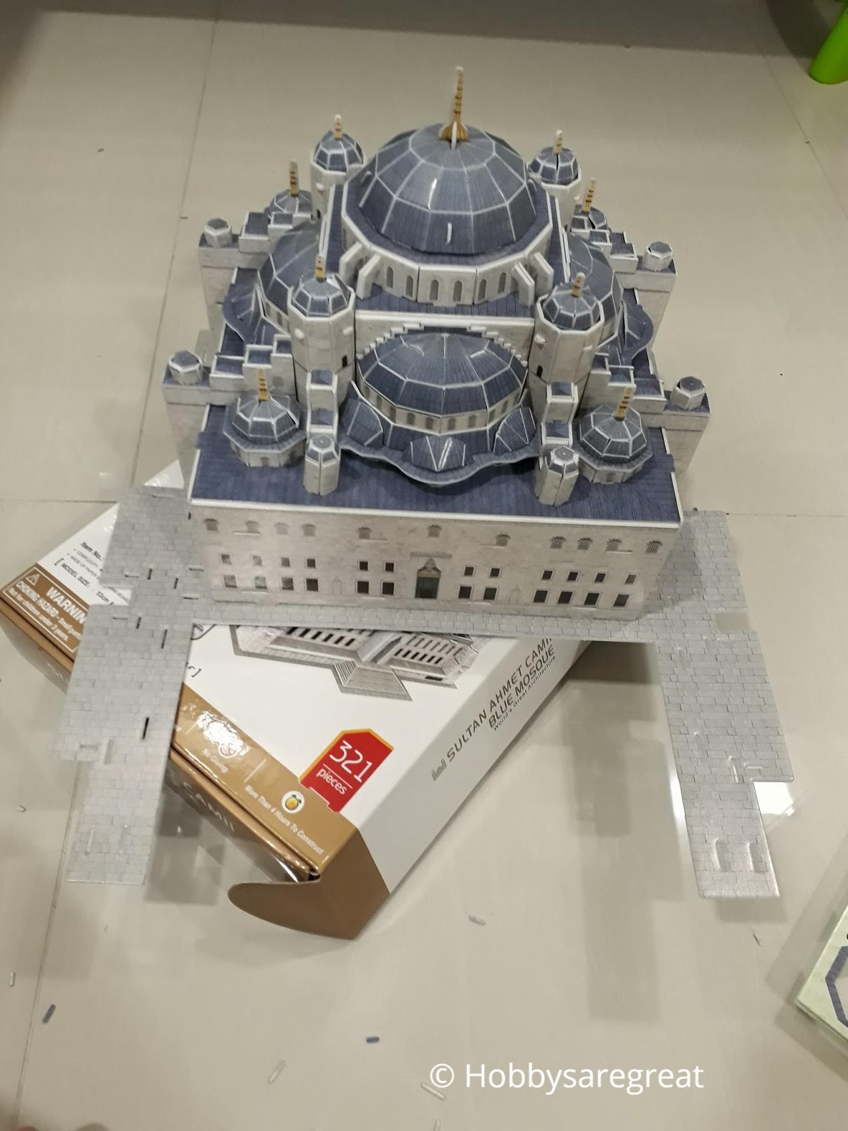 Hobbys are great: Review of CubicFun 3D Puzzle: Sultan Ahmet Camii Blue ...
