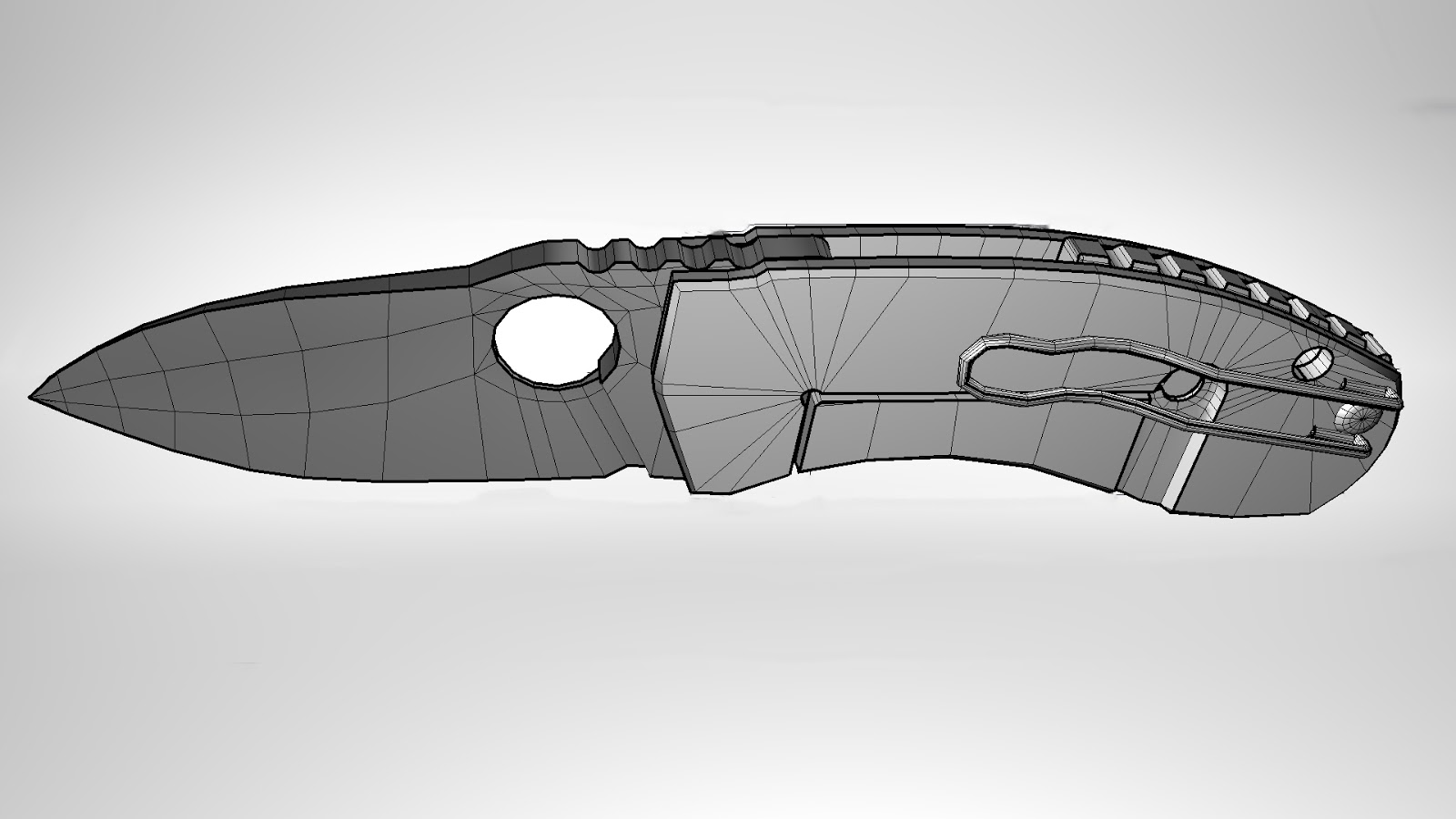 Matthew Trupiano FIEA Art Blog: Fusion 360 Knife Retopo And Paint