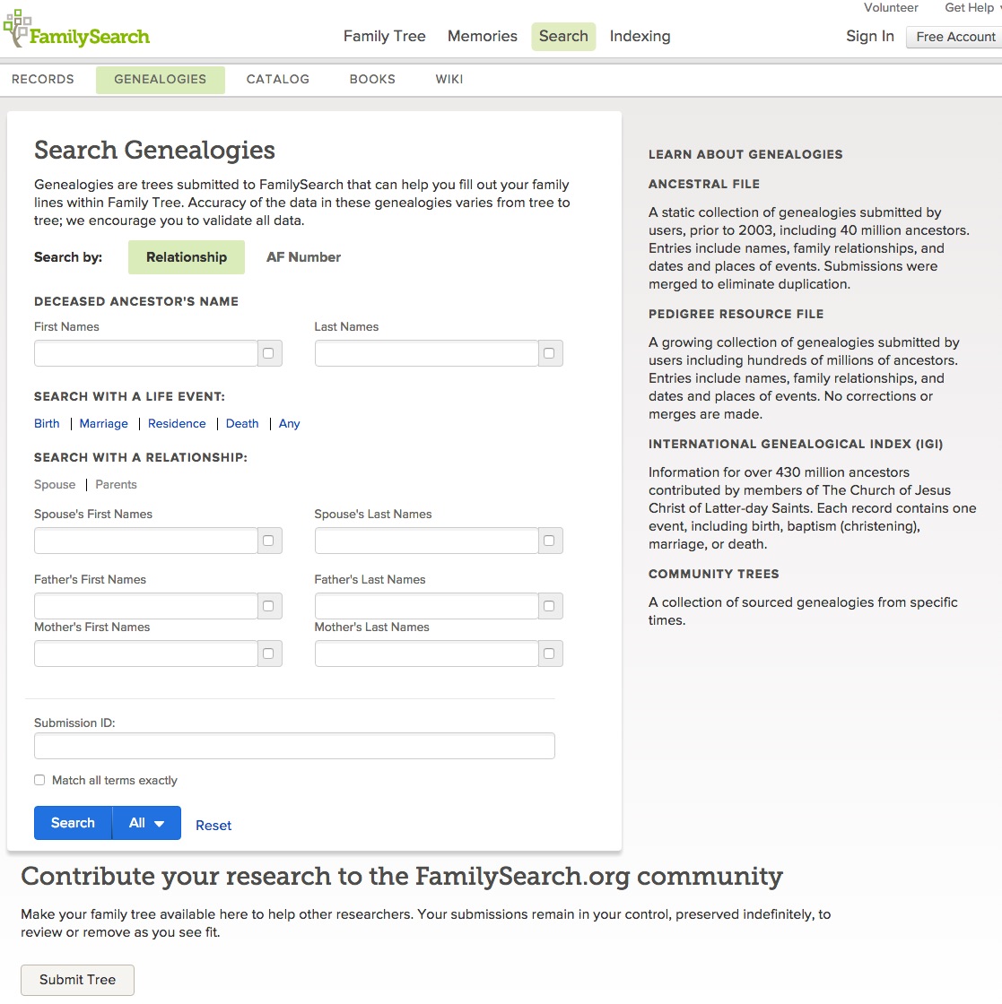 Rejoice, and be exceeding glad...: What is FamilySearch.org?