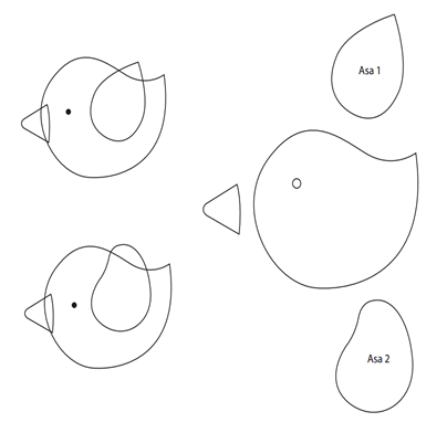 Moldes para Artesanato: Moldes de feltro