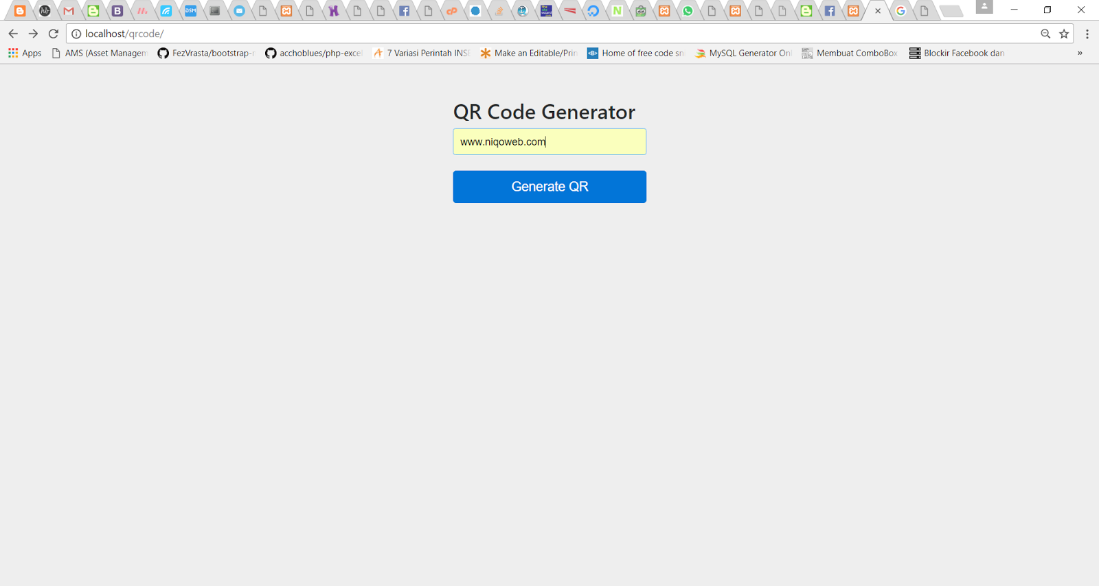 Membuat Barcode Generator (BaGen) Version 2 QR Code dengan PHP, MySQL ...