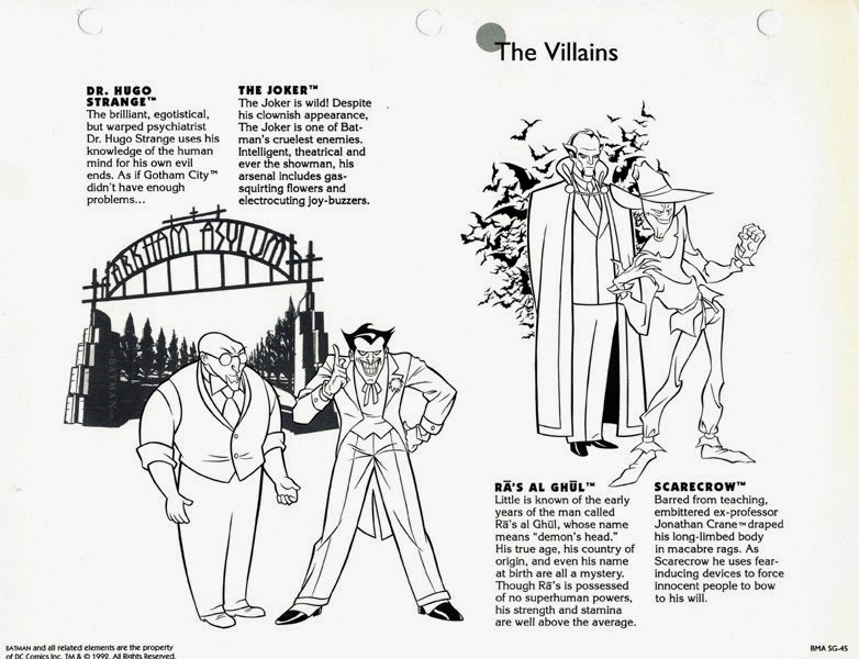 The Dork Review: Batman The Animated Series Style Guide!