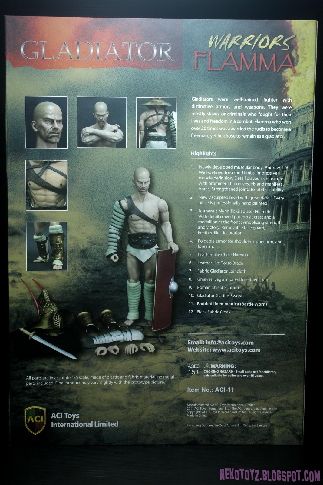 Neko Toyz: ACI Toys 1/6 Gladiator Flamma Review