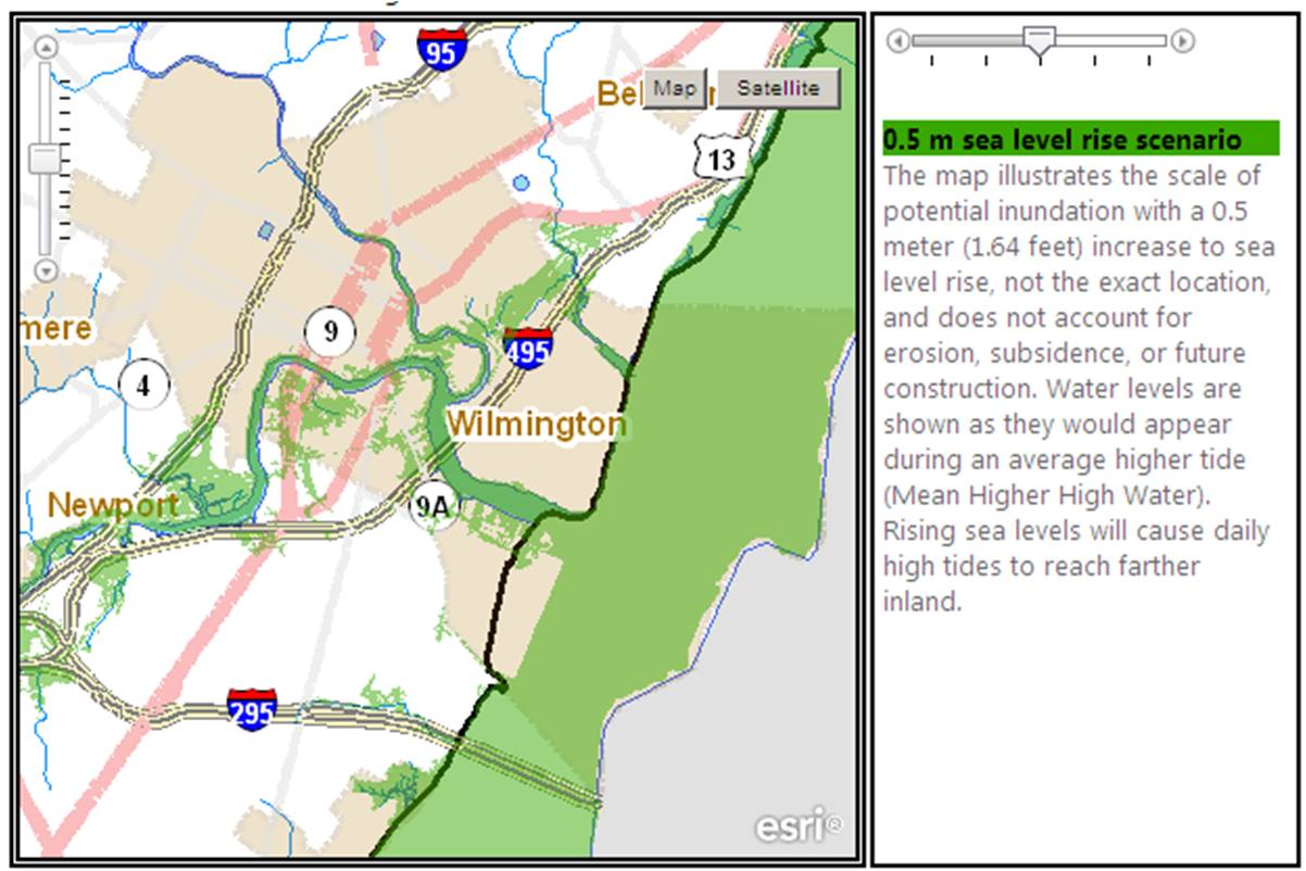 TommyWonk: Sea Level Rise and Delaware Infrastructure