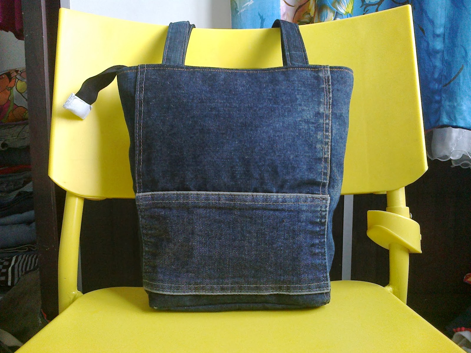 AziAzidah: Beg jeans omputih