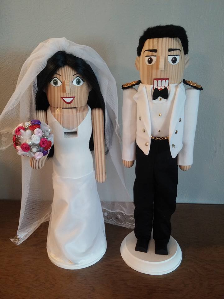 Really Cool Nutcrackers BLOG: Custom Made Bride And Groom Nutcrackers
