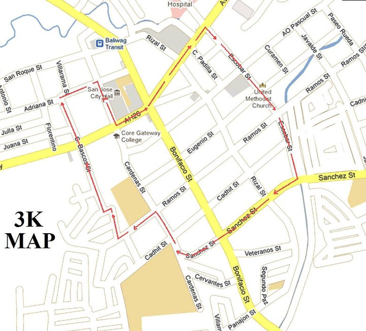 JUST POST IT: Takbo Laban sa DROGA: San Jose City LEG