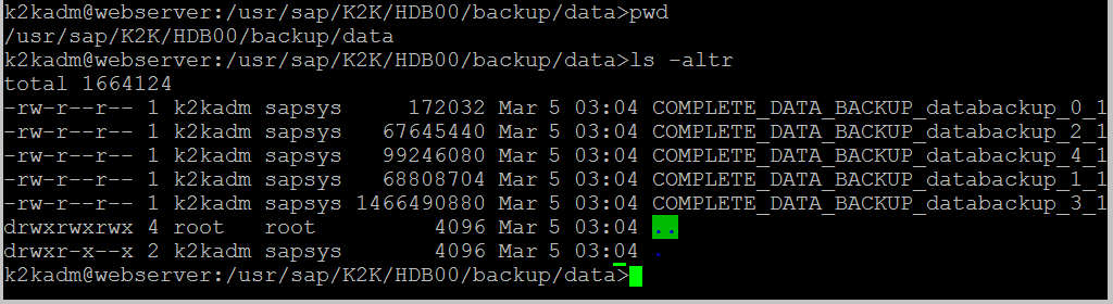 HANA Tutorials: How to backup HANA system?