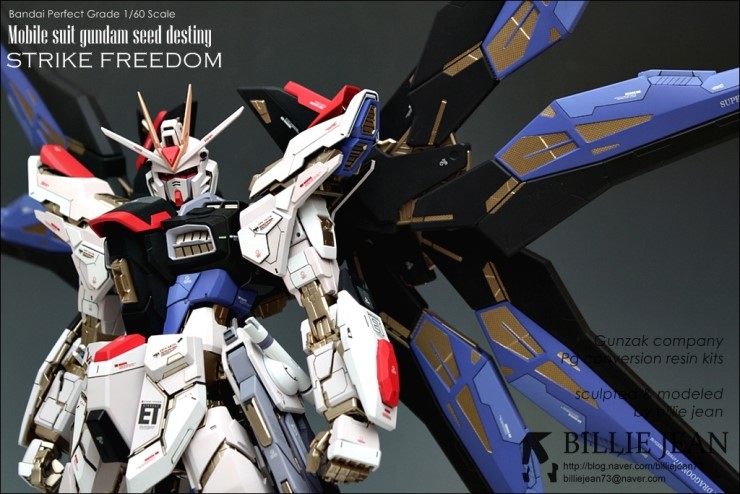 Custom Build: PG 1/60 Strike Freedom Gundam "Detailed"