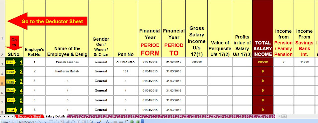 Understanding Form-16, With Master of Automated Form 16 Part B for F.Y ...