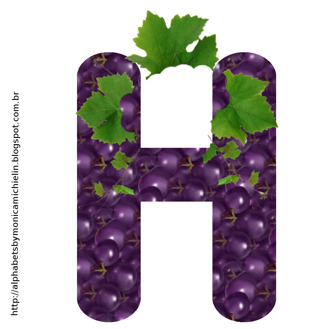 Monica Michielin Alphabets: GRAPE FRUIT ALPHABET, UVA ALFABETO E ...
