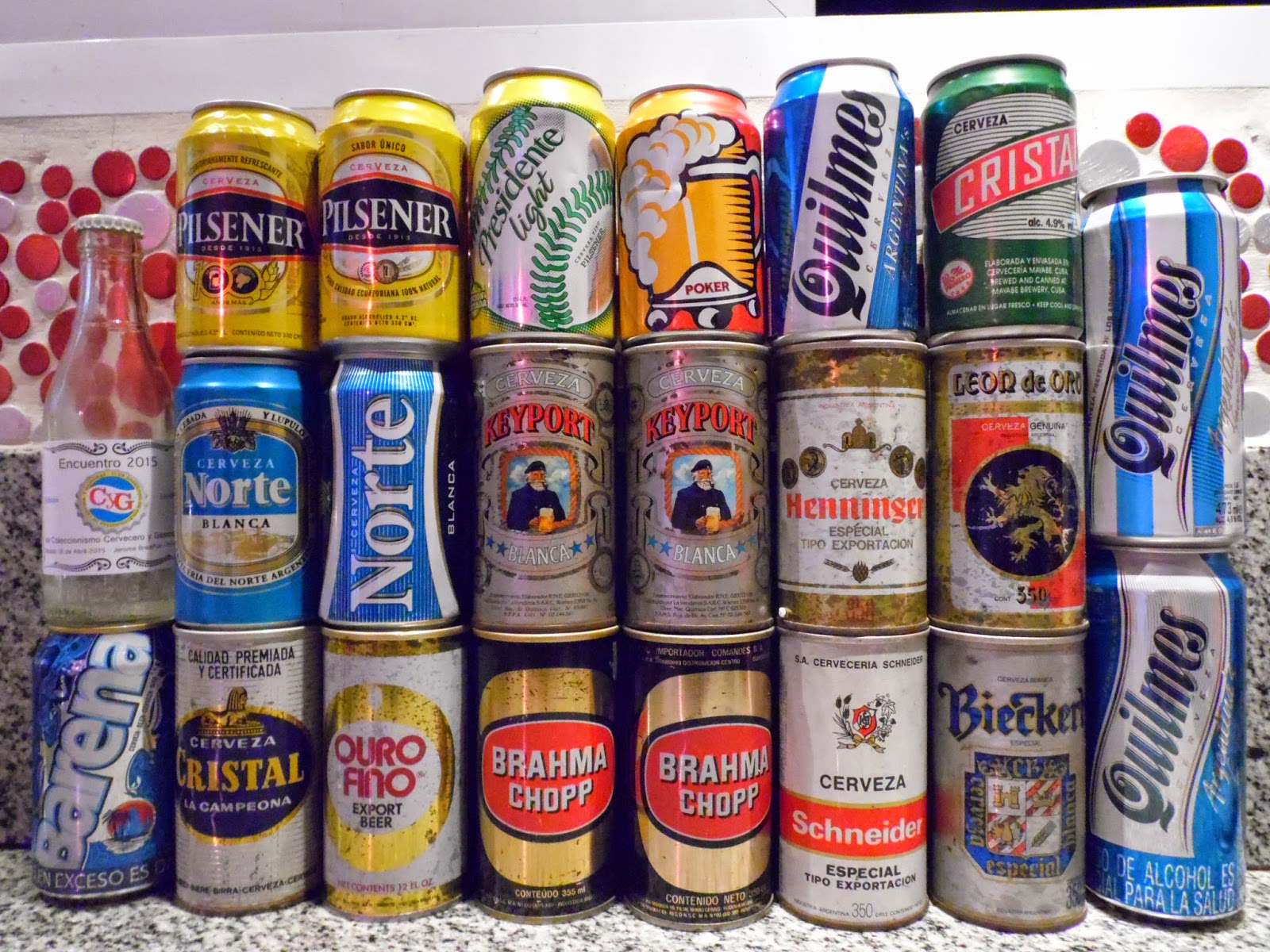 LATAS Y BOTELLAS DE JUAN CRUZ: CONVENCION CYG ARGENTINA (Cervecería ...