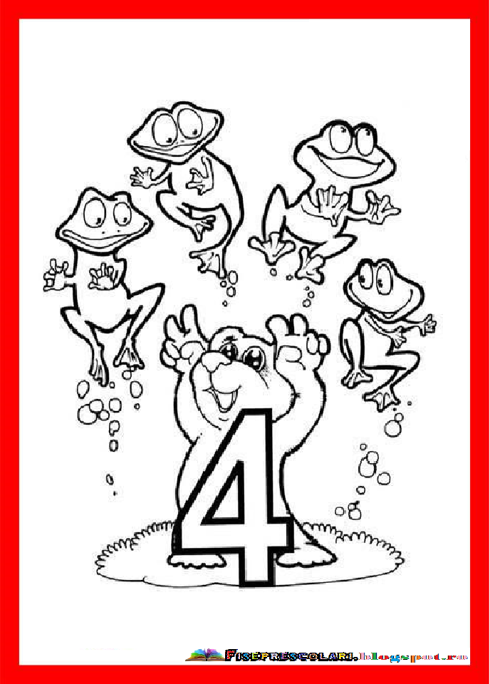 PLANSE de colorat cu CIFRE si numere de la 1 la 10 / Cifre de colorat ...