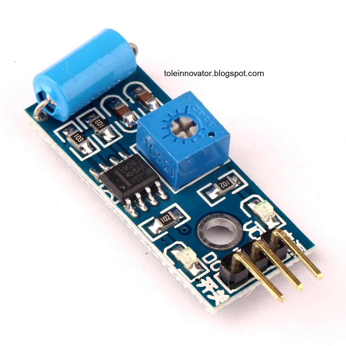 Alarm gempa dengan sensor getaran atau vibration sensor - Tole Innovator
