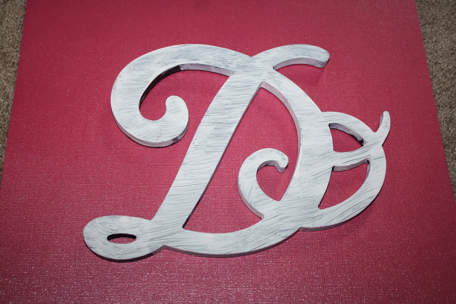 Enchanted Expectations: DIY Custom Monogram