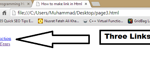 How To Make Link In HTML PProgramming