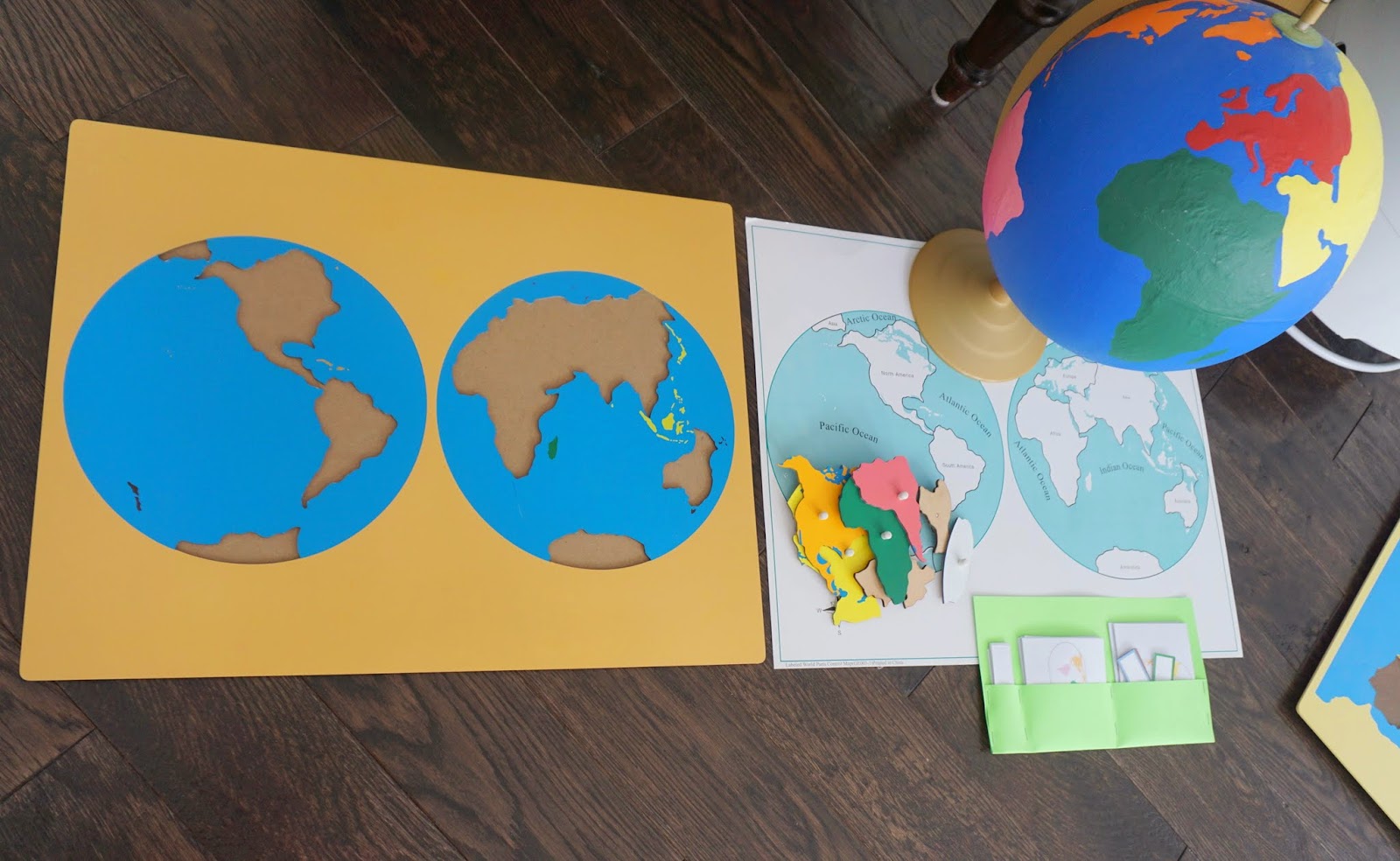 Montessori Continent Box Making, Europe - "Making Montessori Ours"